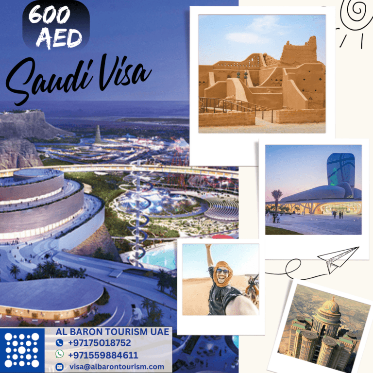 Saudi Visa for GCC Residents at 600 AED Only