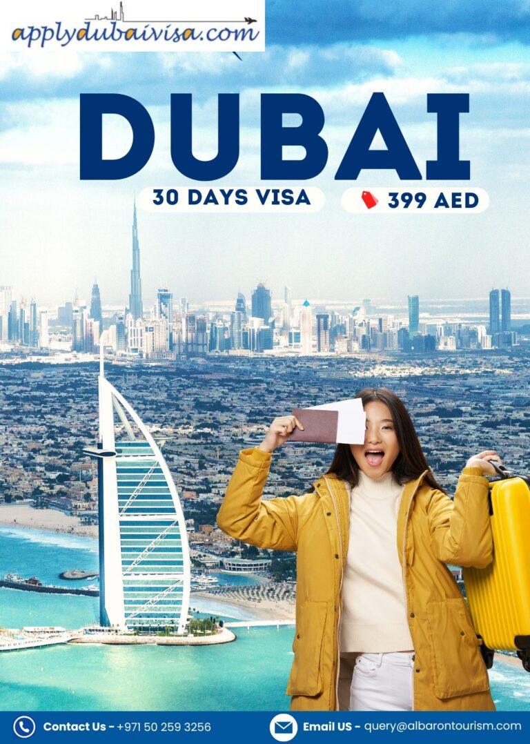 30 Days Dubai Tourist Visa 2026 – Complete Guide